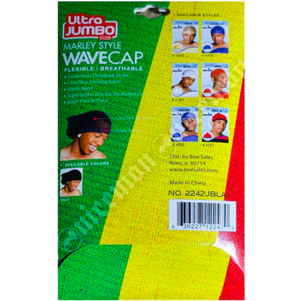 Jumbo Rasta Stocking Wave Hat Cap Reggae Marley Rastafari Dreadlocks F ...