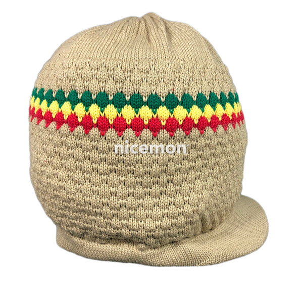 Natty Dreadlocks Rasta Hat Cap Peak Jamaica Caps Selassie Africa Marle ...