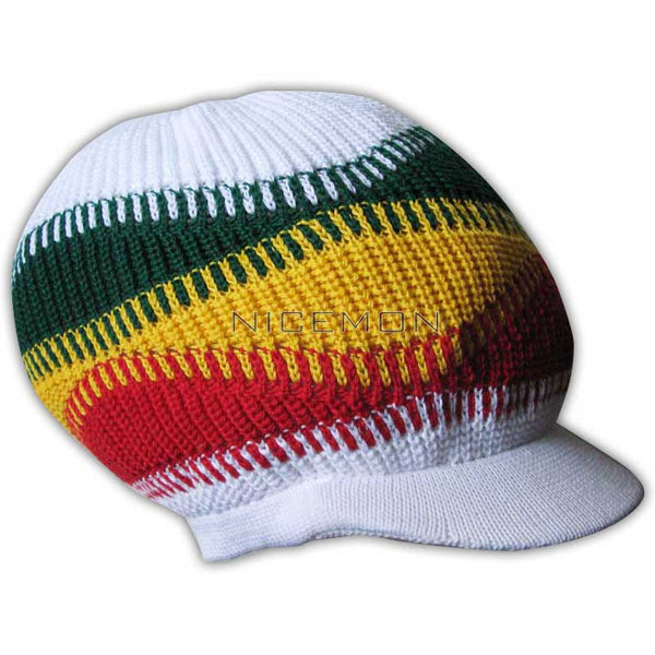 Rastafari Afro Africa Rasta Hat Cap Natty Dreadlocks Reggae Caps Marle ...