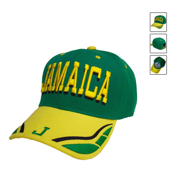 Jamaica Baseball Cap Hat Reggae Kingston Marley Usian Cool Runnings 1 ...