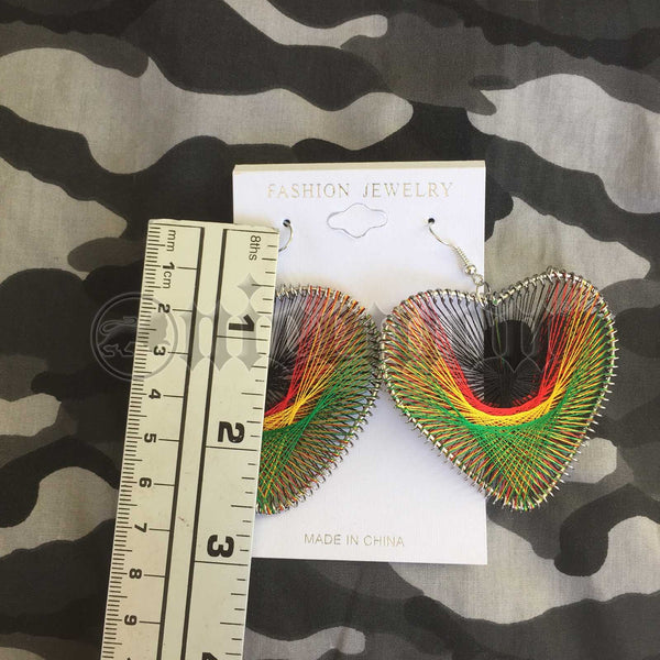 Rasta Rastafari Empress Irie Earring One Love Marley Reggae Jamaica St ...