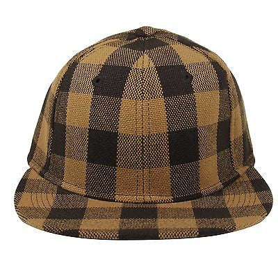 Hip Hop Hiphop Urban Wear Cap Hat Baseball Gangster Brown Checker Cap ...