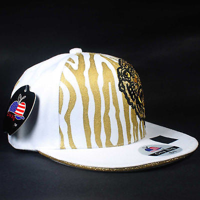 Hip Hop Urban Wear Cap Hat Fitted White Cap fitted Eye Of The Tiger Ur ...