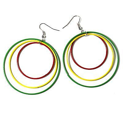 Rasta Rastafari Empress Irie Earring One Love Marley Reggae Jamaica St ...