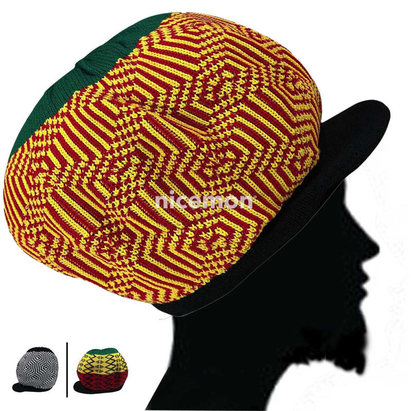 Rasta Roots Irie Natty Dread Cap Hat Selassie Africa Reggae Jamaica Ma ...